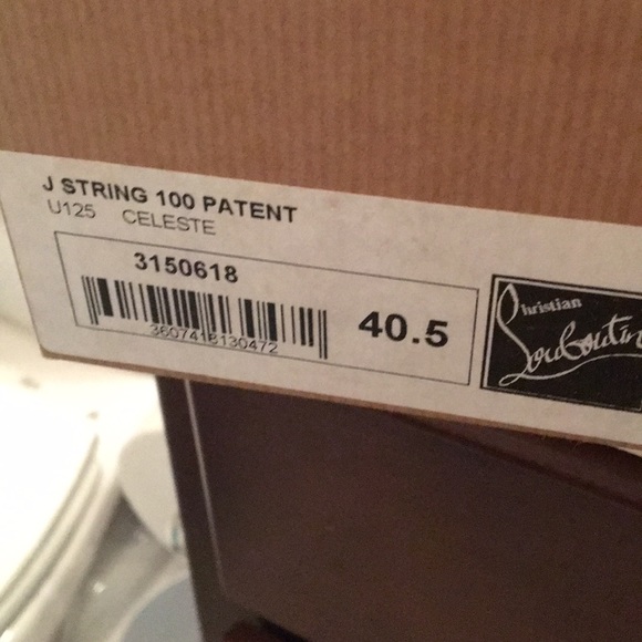Christian Louboutin | Shoes | Christian Louboutin J String 0 Patent ...